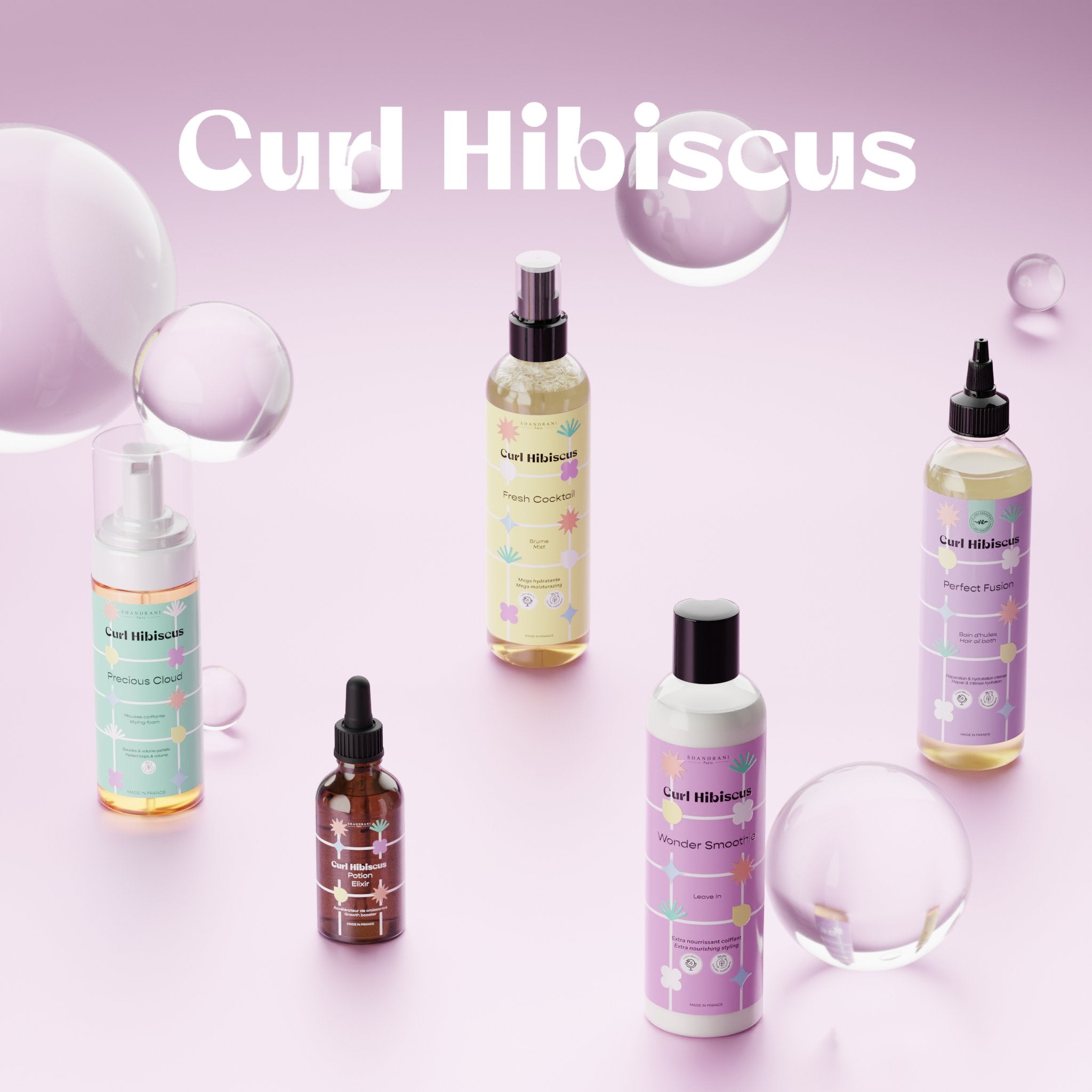 Curl Hibiscus - Ta gamme pour les boucles – Shandrani Paris